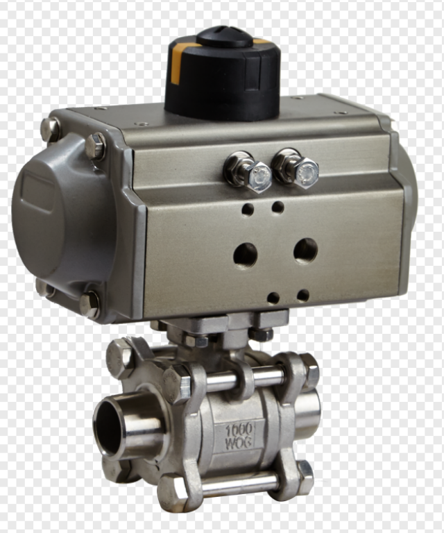 Pneumatic 3pieces weld ball valve from China manufacturer - Valco